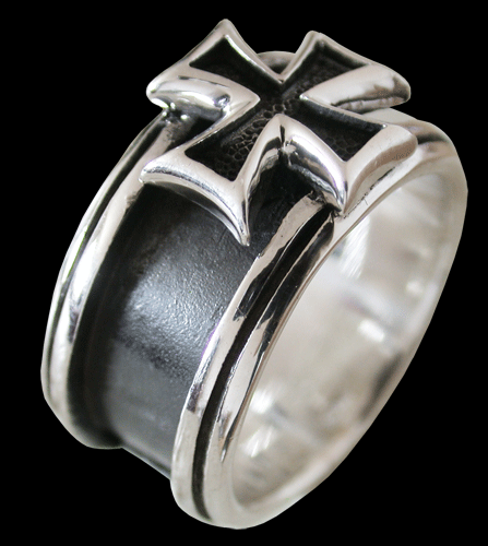 Malteserkors ringar - Malta kors - Biker ringar - stora storlekar ...